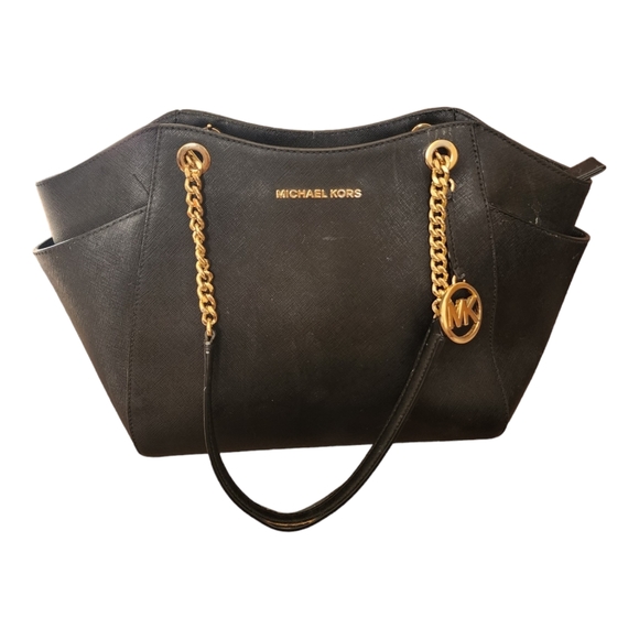 Michael Kors | Bags | Michael Kors Jet Set Saffiano Leather Shoulder ...